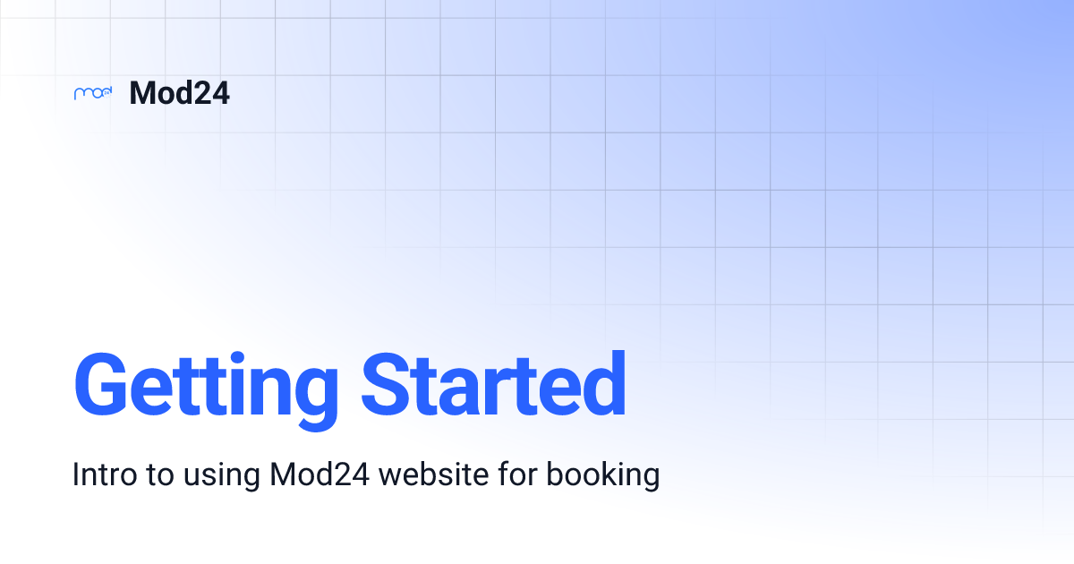 Getting Started | Mod24